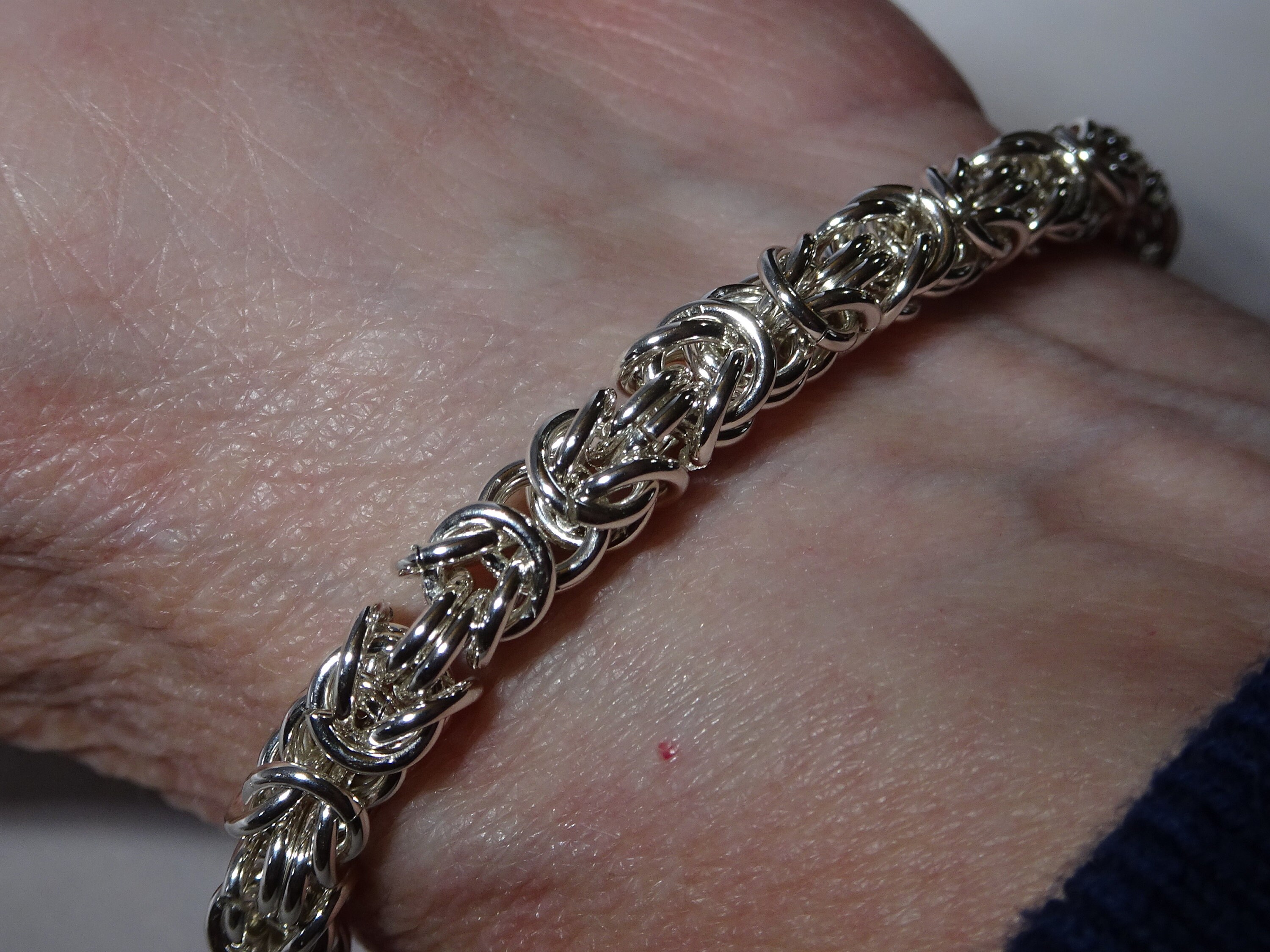 Silver Byzantine Bracelet - Etsy