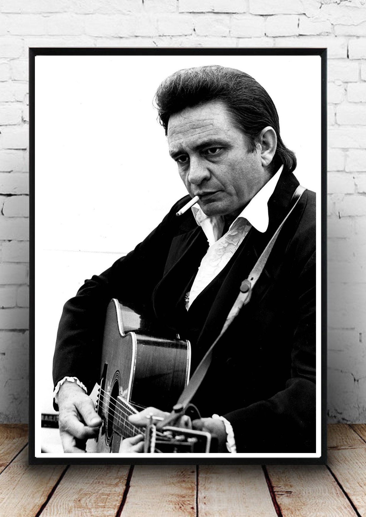 Johnny Cash Music Print Country Legend Vintage photography | Etsy