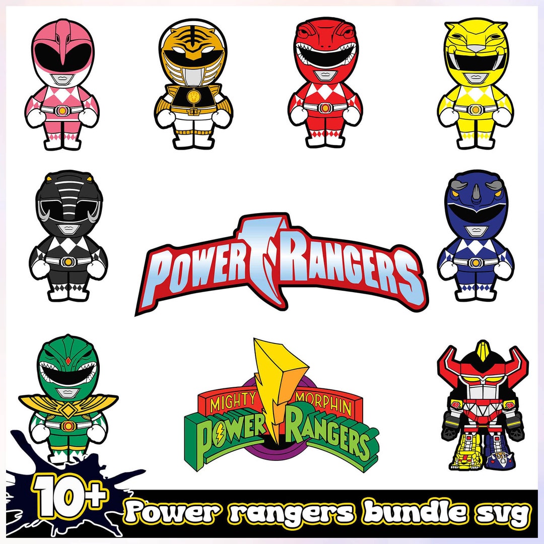 Power Rangers Chibi Bundle, Power Ranger Clipart, Fanart, Powerranger ...