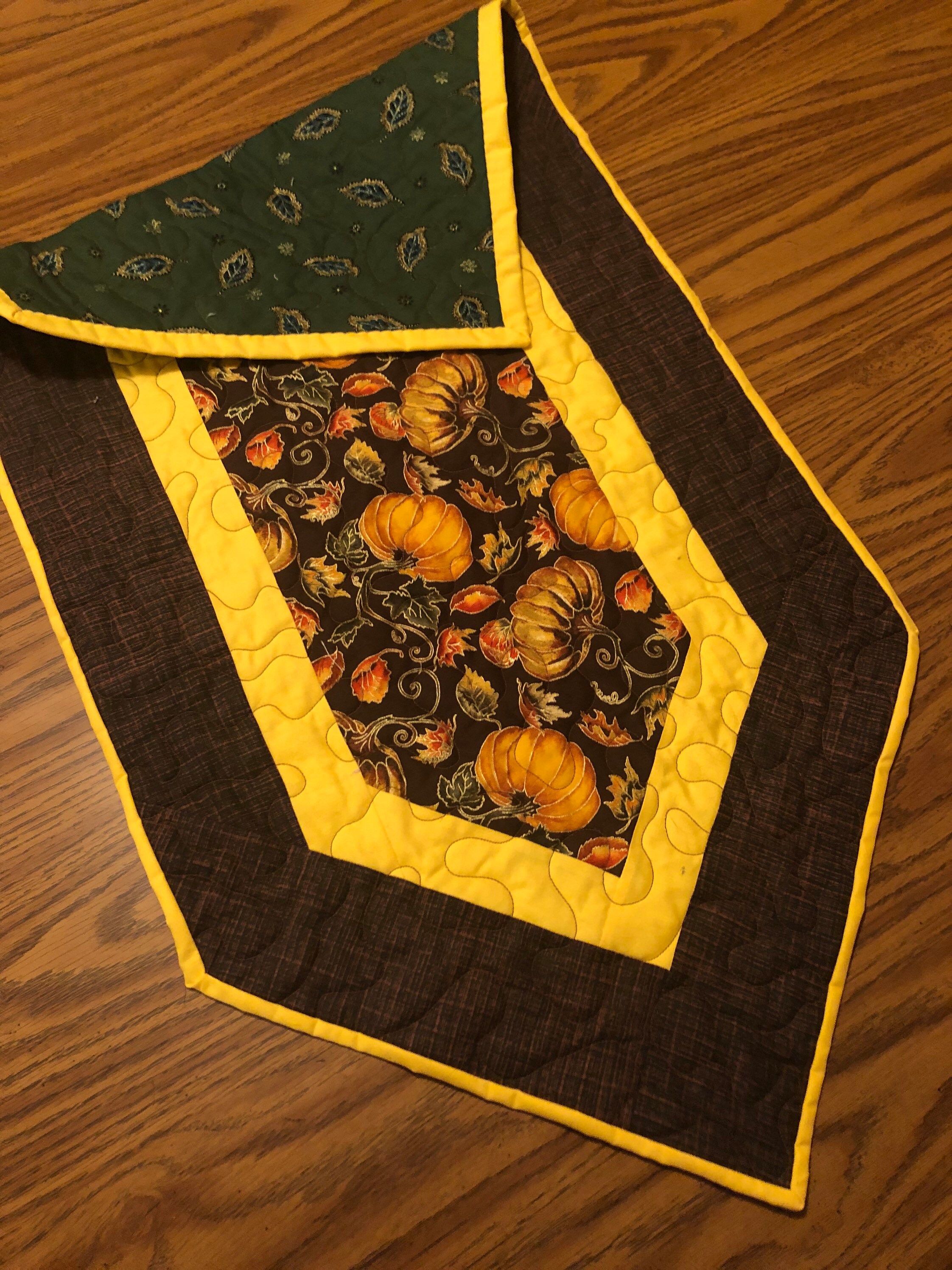 Fall Table Runner, Quilted Table Runner - Etsy