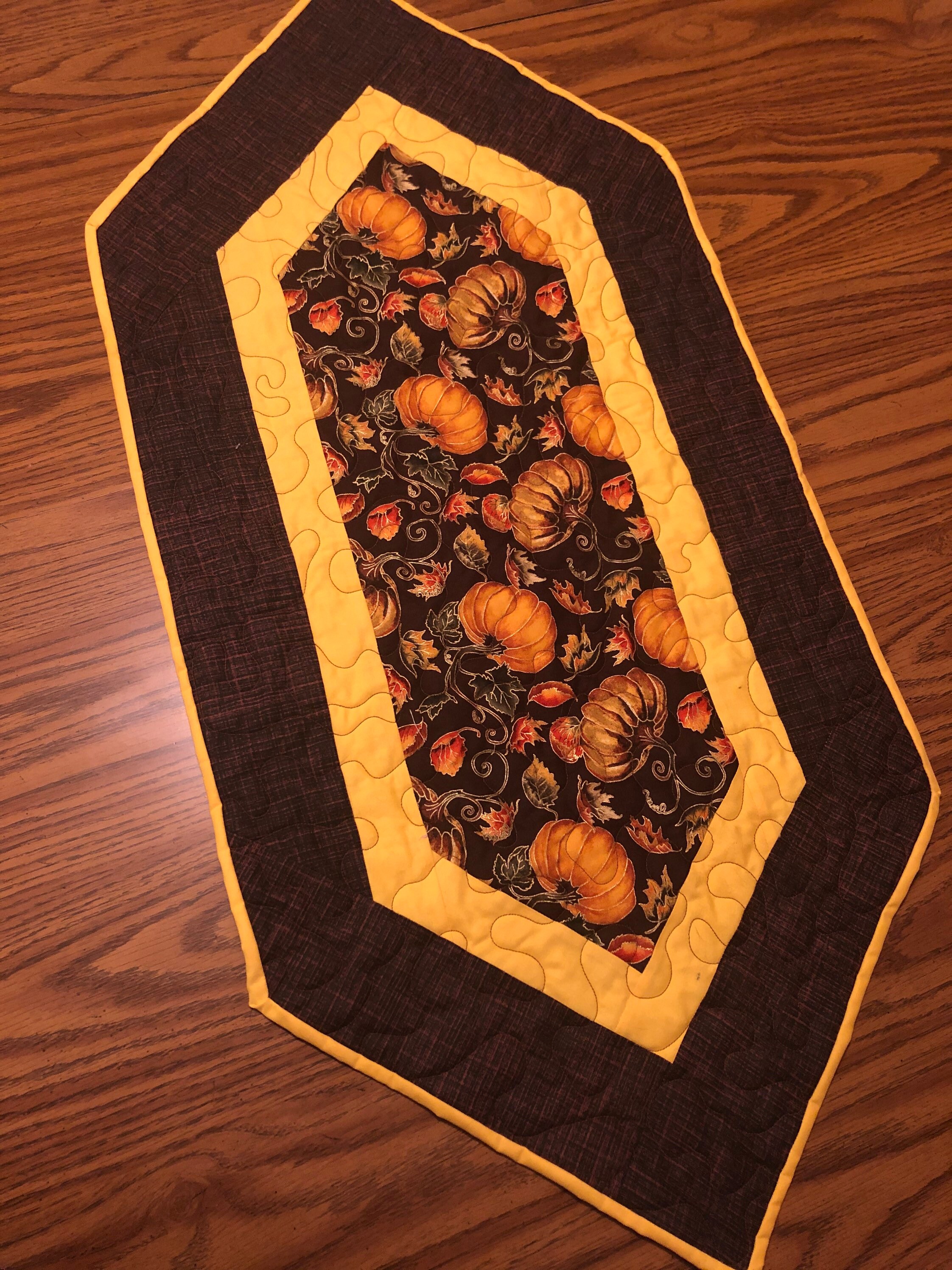 Fall Table Runner, Quilted Table Runner - Etsy