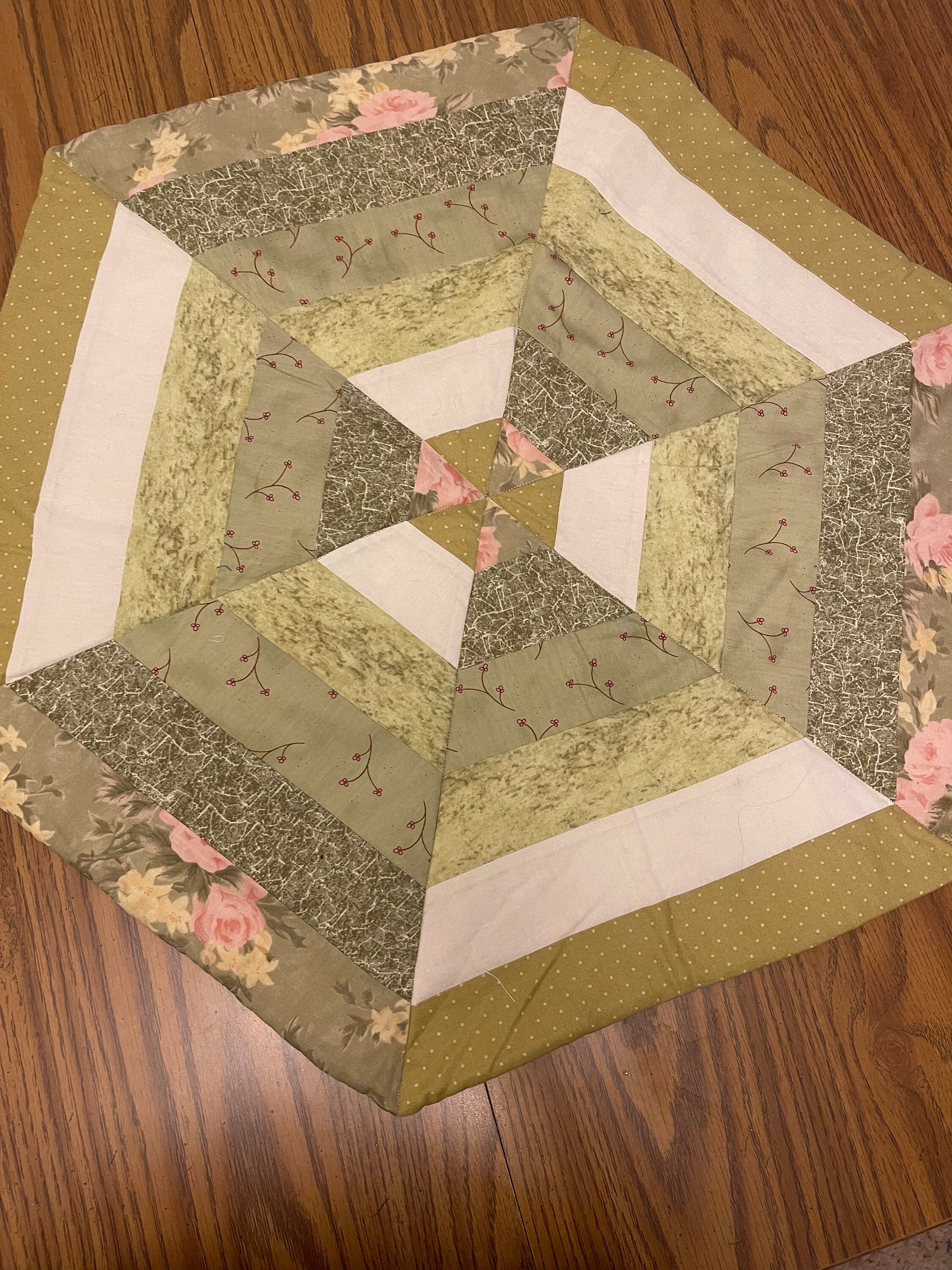 Not Quite Perfect Quilted Hexagon Table Runner - Etsy