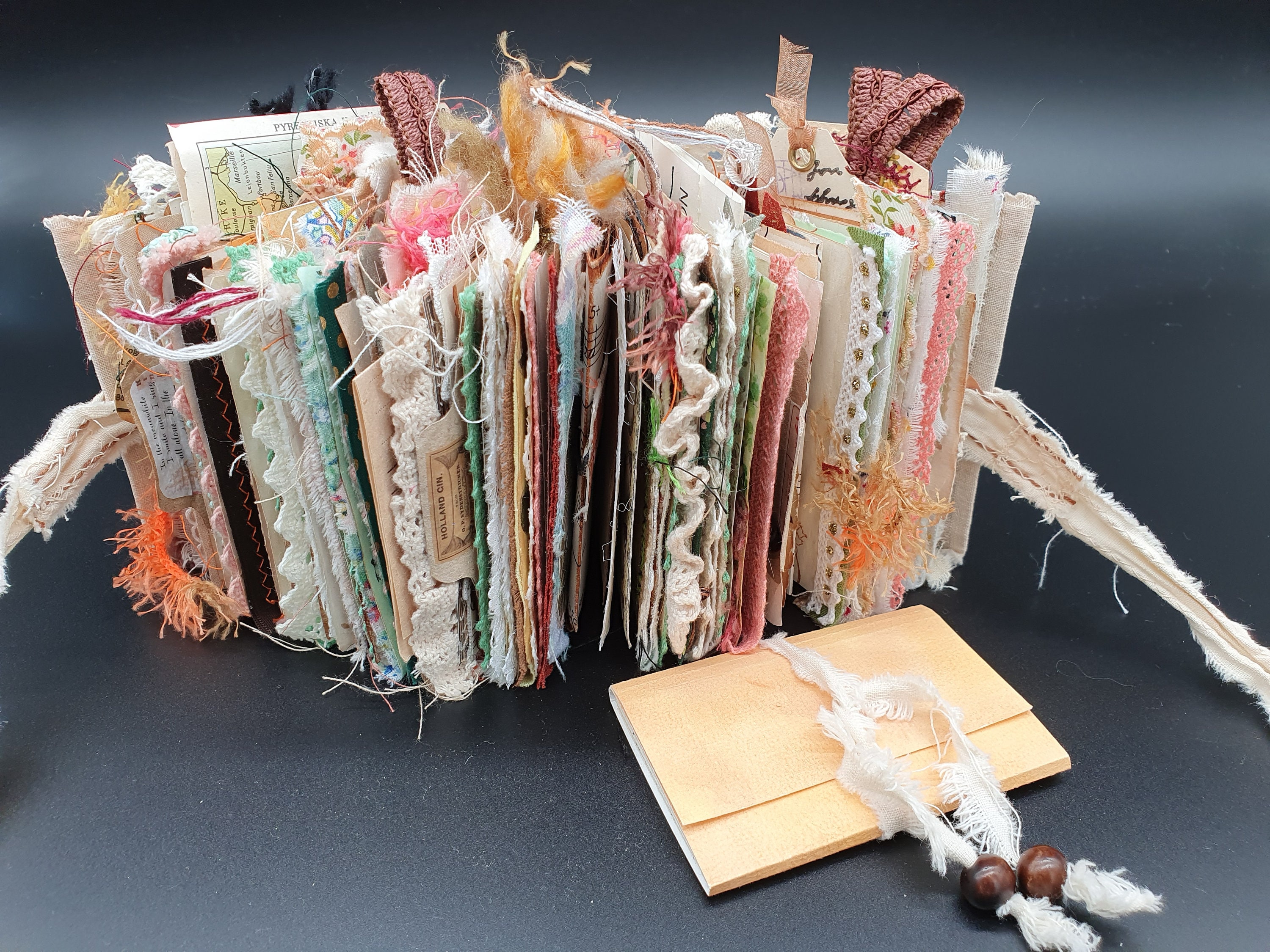 Small Square Very Thick Junk Journal Theme: Nature and Vintage. It Has ...