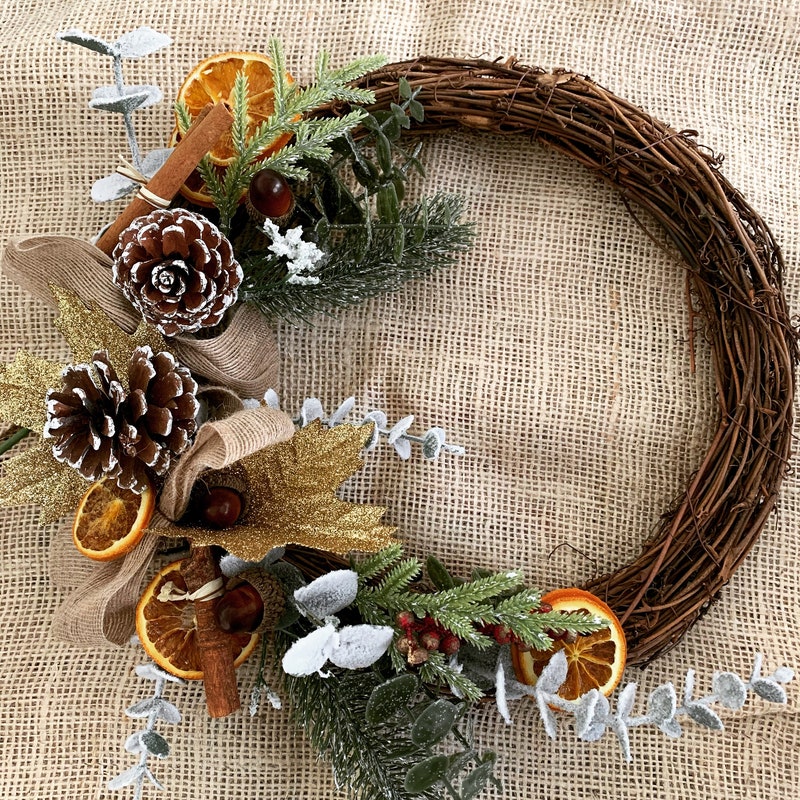 Wicker Wreath - Etsy
