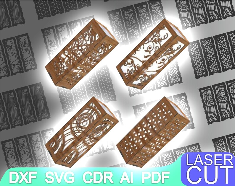 11 Fichier lampe pour laser coupé Laser Cut CNC Cutting CNC - Etsy France