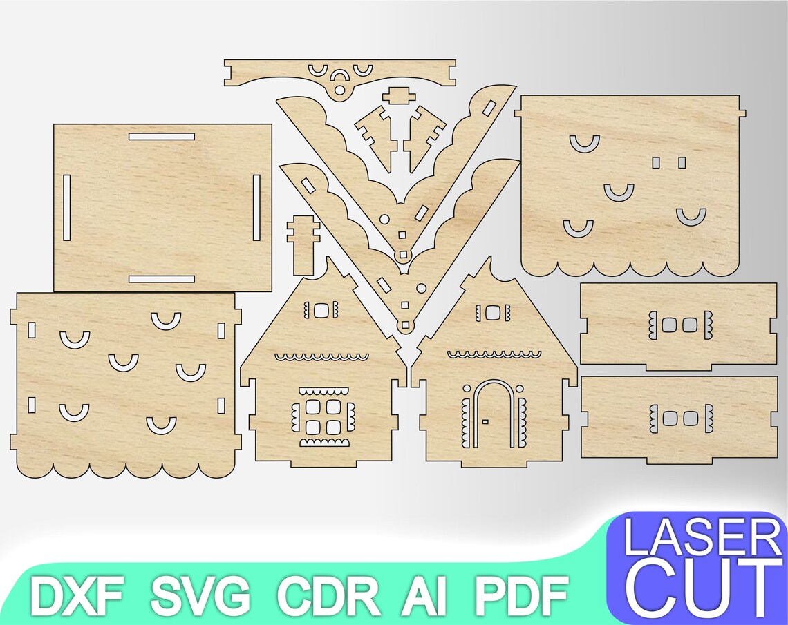 Laser Cut Files SVG DXF, CDR Vector Plans, Laser File, Cnc Pattern, Cnc ...