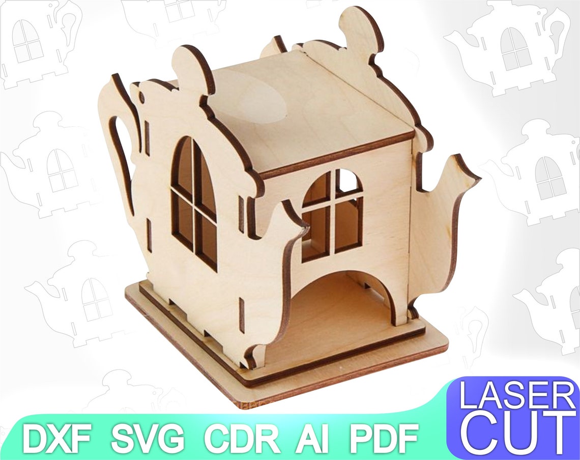 Laser cut box. Laser cut files SVG DXF CDR vector plans | Etsy