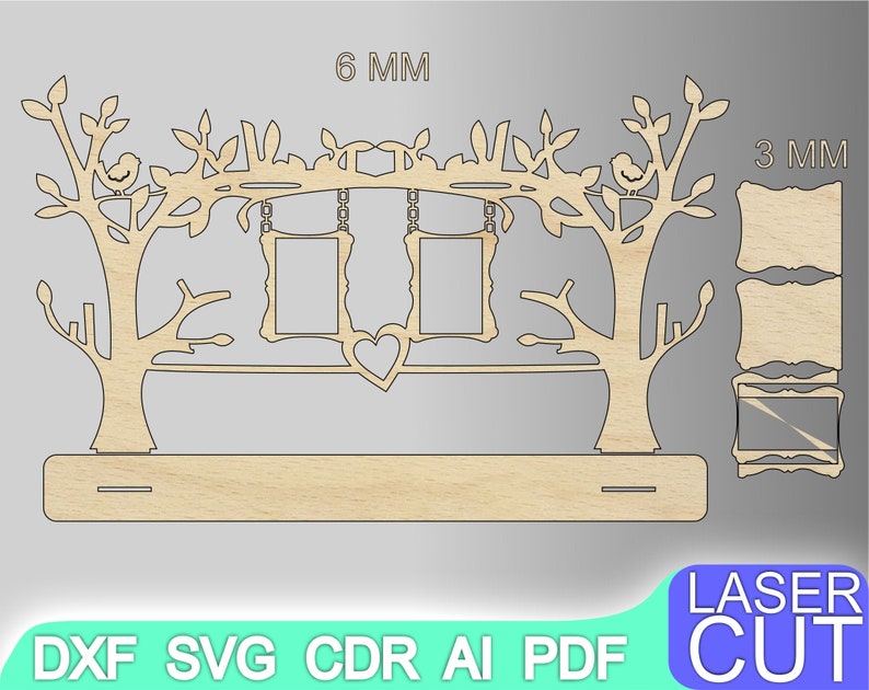 Photo Frames Laser Cut CNC Cutting CNC Router Digital - Etsy