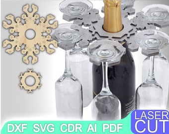 Wine Butler Laser Cut File CNC Router Digital Vector Files | Etsy