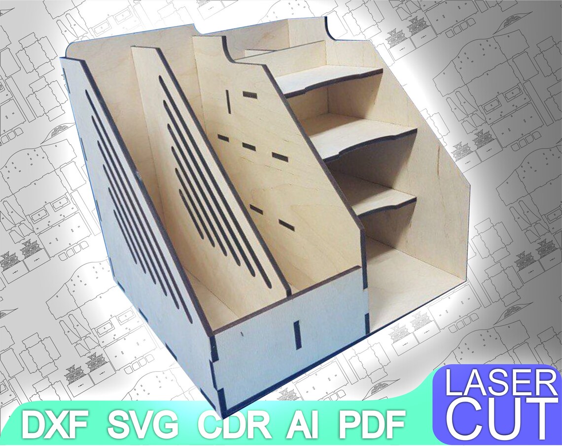 4 Organizer SVG. File Organizer Cabinet Jewellery Storage - Etsy