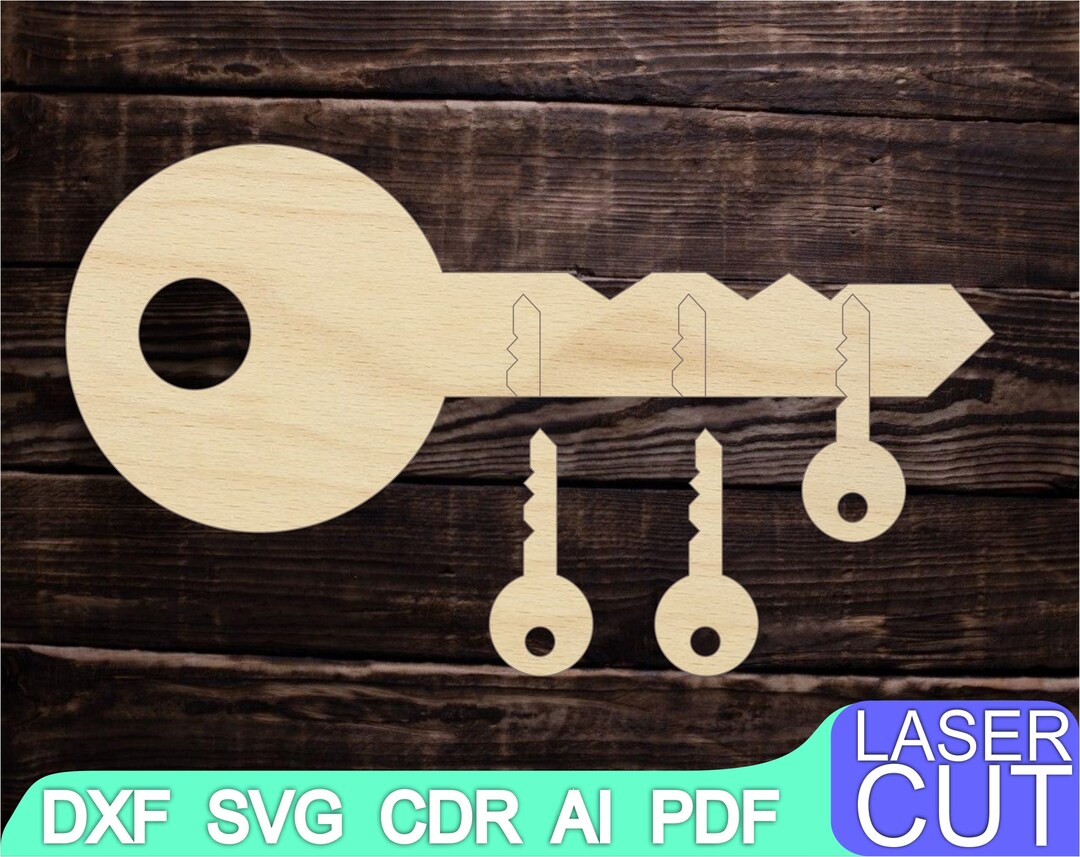 Wooden Key Tags Wooden Key Holder Key Board Key Storage Wall Hooks ...