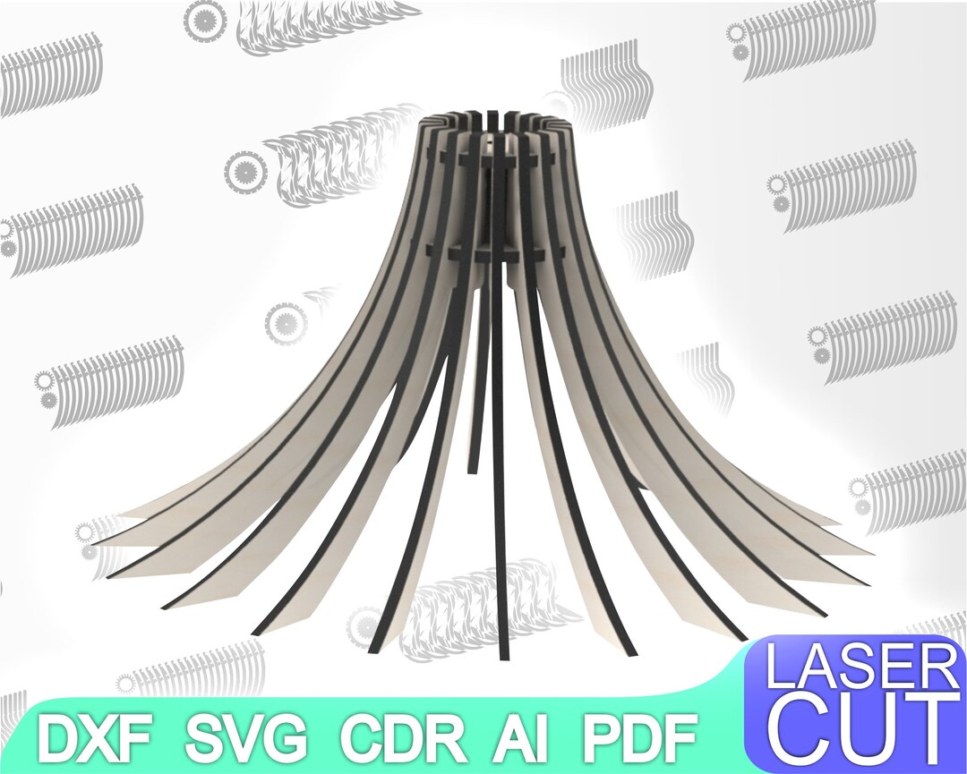 Lamp File for Laser Cut Laser Cut, CNC Cutting, CNC Router, Digital ...