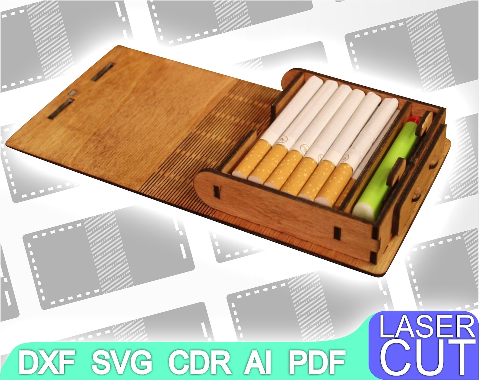 SVG File Cigarette Case Cabinet Jewellery Storage Drawers - Etsy