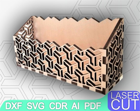 Box Organizer. Vector Dxf Cdrsvg for CNC Vector File - Etsy