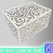 Wedding Card Box Laser Cut Laser Cut Files SVG DXF CDR | Etsy