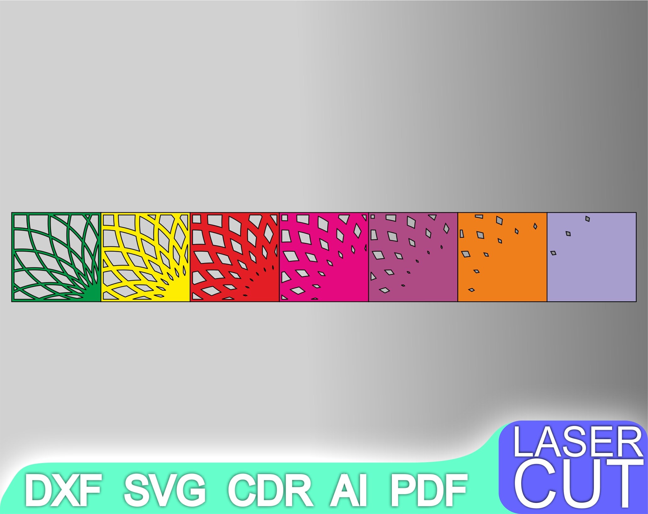 3D Panel Mandala. Laser Cut Files SVG DXF CDR Vector Plans, Files ...