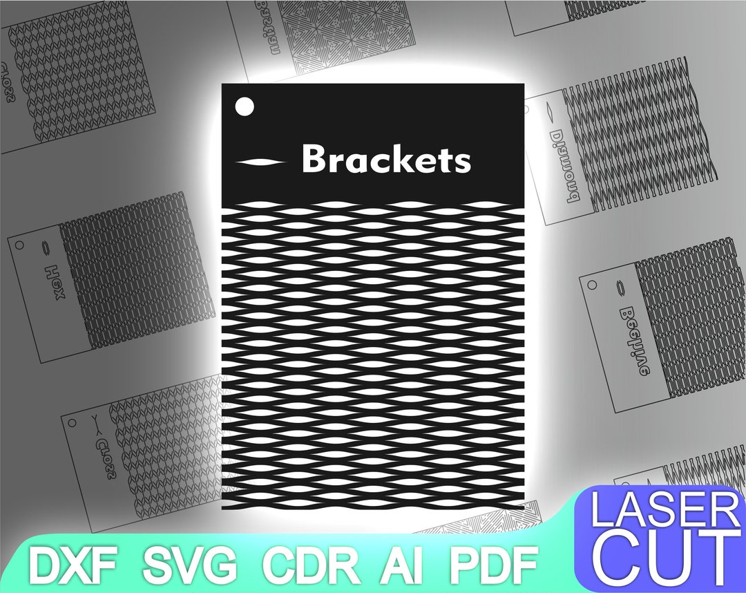 Flexible Cut Laser Cut Files SVG, DXF, CDR Vector Plans, Laser File ...