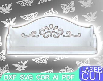 Shelves Laser Cut Files SVG DXF CDR Vector Plans Laser File | Etsy