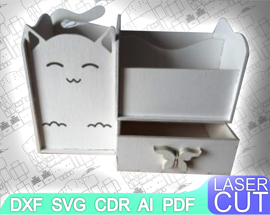 4 Organizer SVG. File Organizer Cabinet Jewellery Storage - Etsy