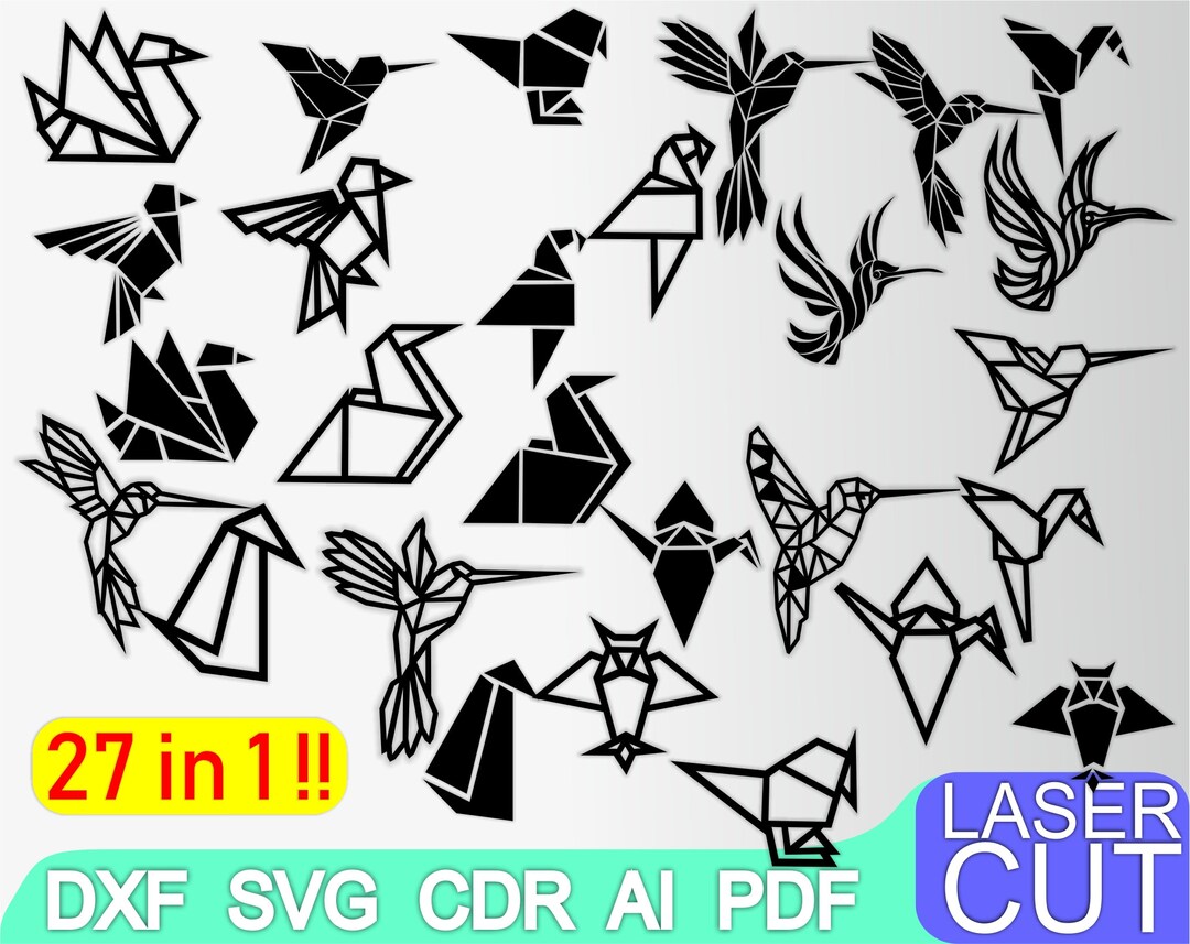 27 Bird Wall Art - Wooden Laser Cut Decor - Spirit Animal - Nursery Art ...