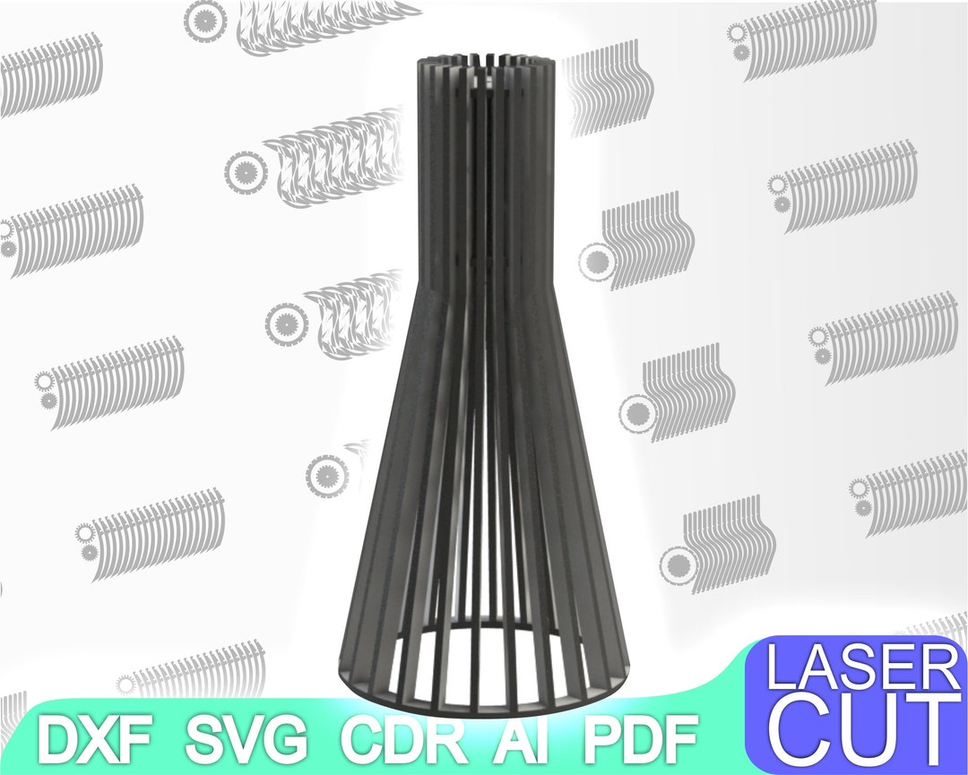 Lamp File for Laser Cut Laser Cut, CNC Cutting, CNC Router, Digital ...