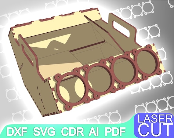 SVG File Organizer Cabinet Jewellery Storage Drawers Display - Etsy