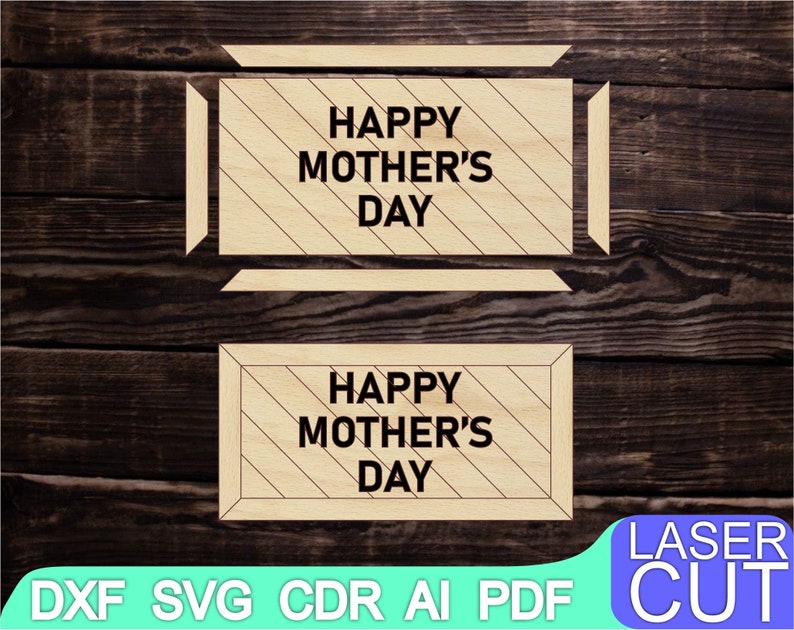 9 Wood Panel Wall Art Wood Sign Svg Laser Cut Files SVG DXF - Etsy