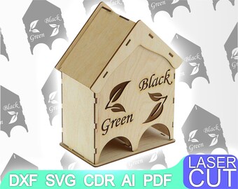 File of Box for Laser Cut 2 Box Designs Cdr Dxf Pdf - Etsy