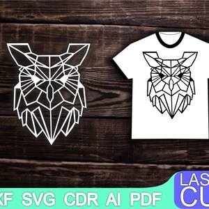Owl Art. Laser Cut Files SVG, DXF, CDR Vector Plans, Laser File, Cnc ...