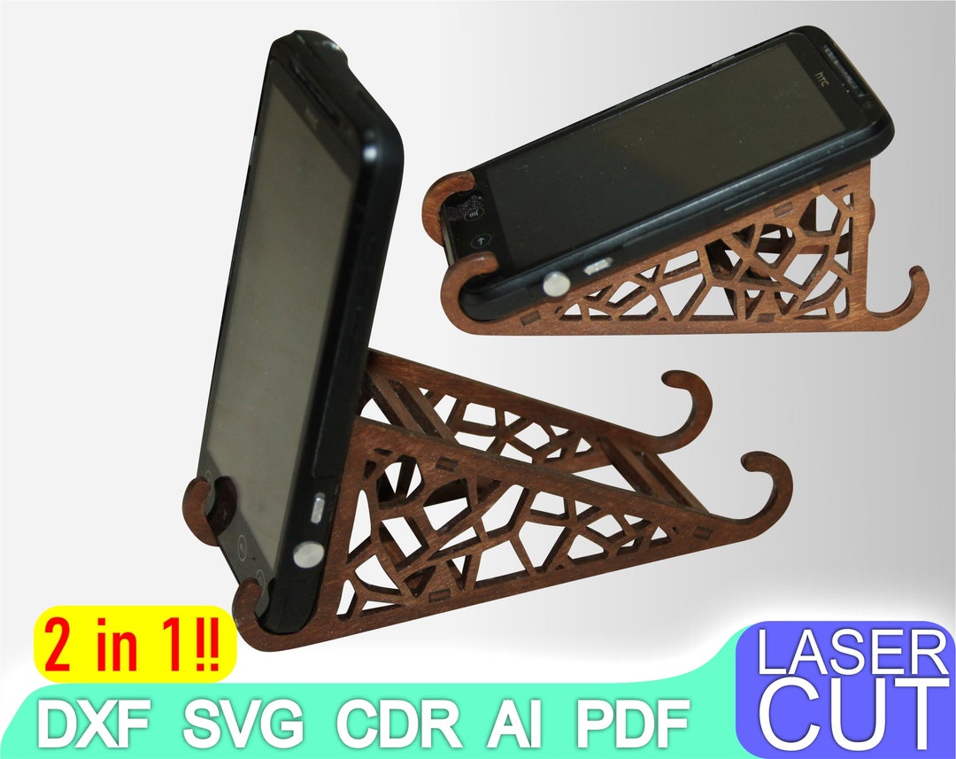 Phone Stand Svg, Stand Svg, Phone Stand Laser Cut, Phone Stand Laser ...