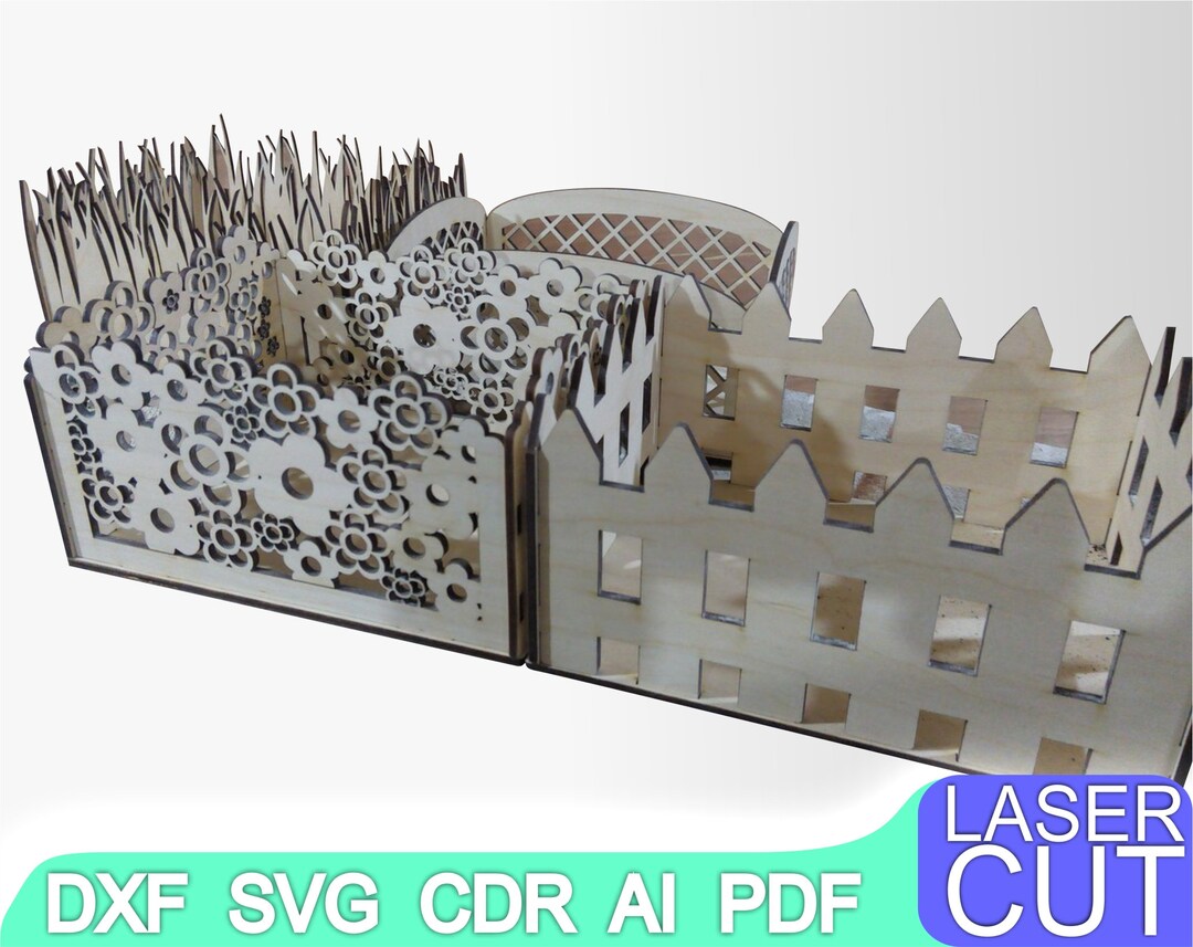 Plant Farm. Laser Cut Files SVG DXF CDR Vector Plans, Files Instant ...