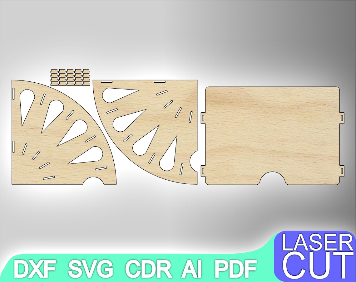 Organizer Laser Cut Files SVG DXF CDR Vector Plans Laser - Etsy