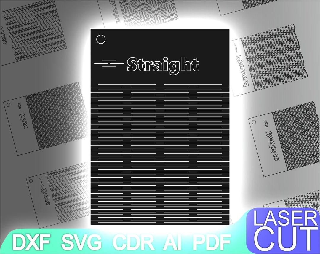 Flexible Cut Laser Cut Files SVG, DXF, CDR Vector Plans, Laser File ...