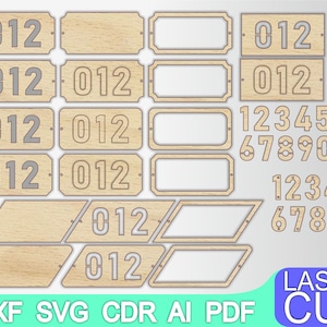 20 House Address Sign Svg, Laser Cut, CNC Cutting, CNC Router, Digital ...