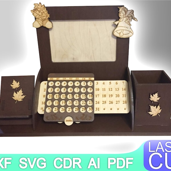 Perpetual Calendar Dxf Files - Etsy