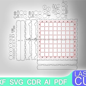 Wooden Game Vector for CNC Svg Vector File, Vector Cut File, Digital ...