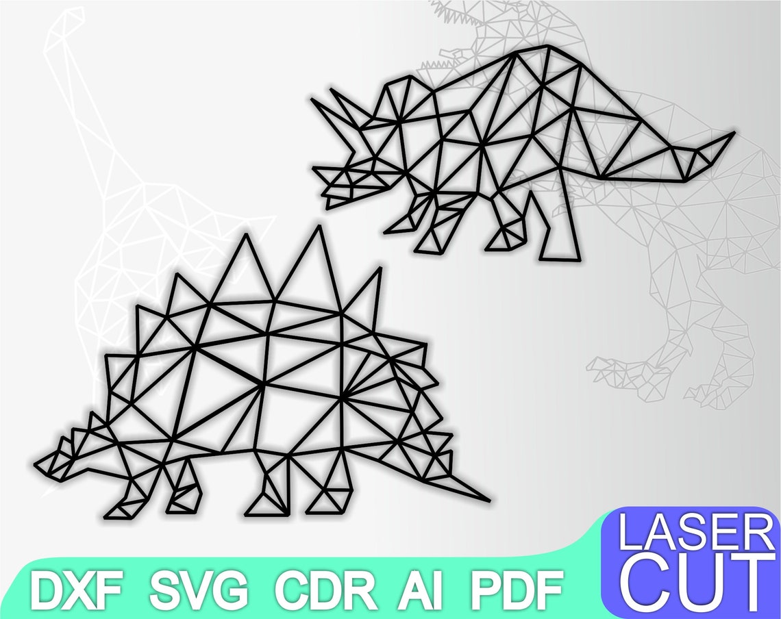 10 Dinosaur Svg Bundle Dinosaur Cut File. Laser Cut Files | Etsy