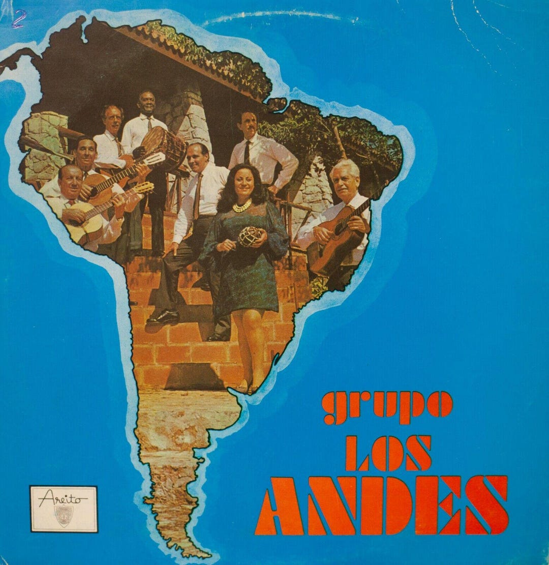 Grupo Los Andes LP AREITO Rare Folk Vinyl Record - Latin Music ...