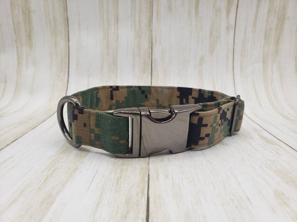 US Marine Corps USMC dog collar military uniform fabric dog | Etsy