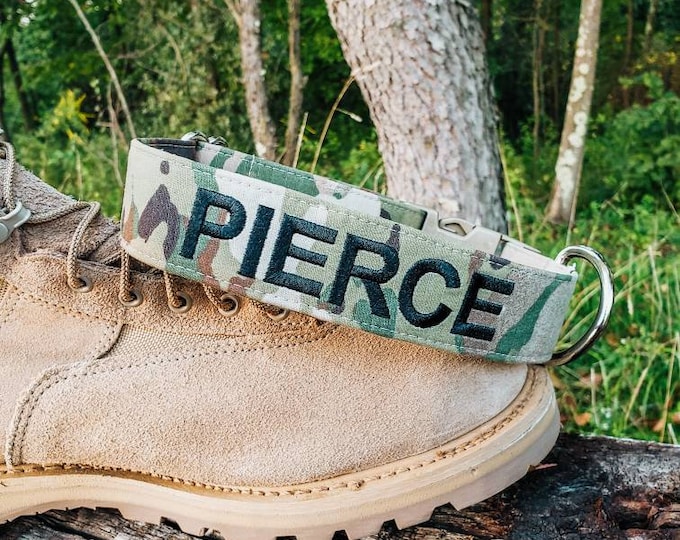 Army Dog Collar, Military Uniform Fabric Dog Collar, Military Puppy ...