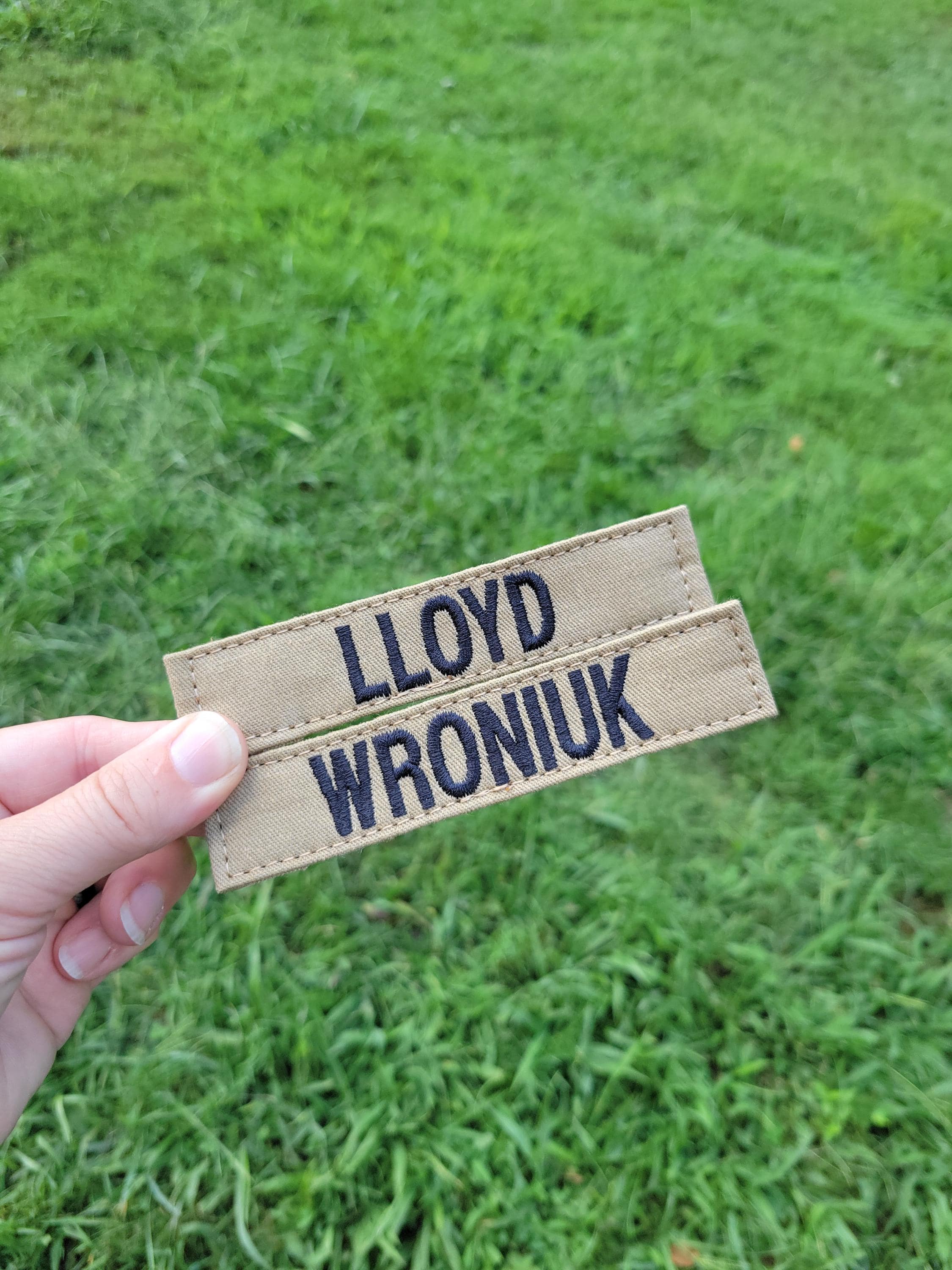 Custom First Responder Name Tape, Sew-on Patch - Etsy