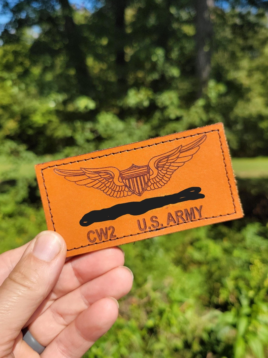 Leather Nametape, Army Wings, Aviation USMC, Crew Chief, USAF, Military ...