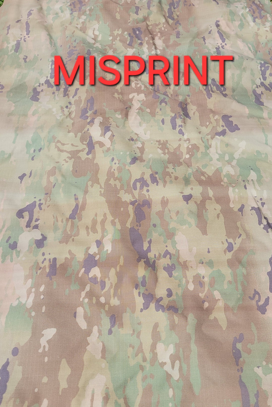 MISPRINT Ocp Military Camouflage Multicam Ny/co Ripstop Army Camo ...