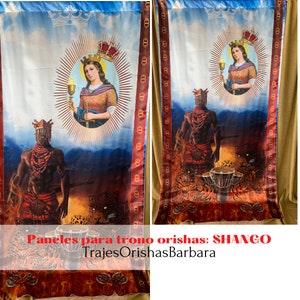 SHANGO Santa Barbara(nº 4). Paneles Para Trono De SHANGO. Paneles De ...