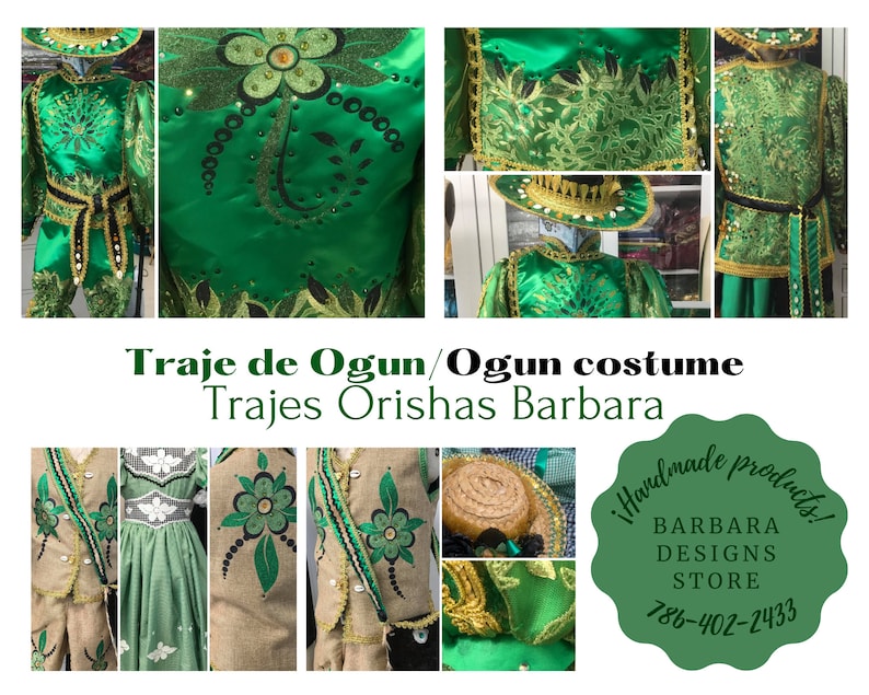 Traje De Gala Ogun/trajes De Ogun/ Ogun Costume/ Traje De Gala Ogun ...