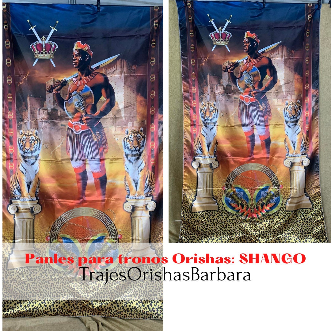 SHANGO TRONO(Nº 7)/paneles Para Trono De SHANGO. Paneles De Pared. Paneles Orishas Para Decorar ...