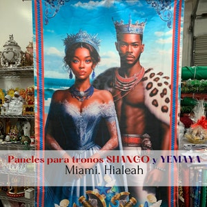 SHANGO Y YEMAYA(Nº 9)/paneles Para Trono De Shango Y Yemaya/paneles ...