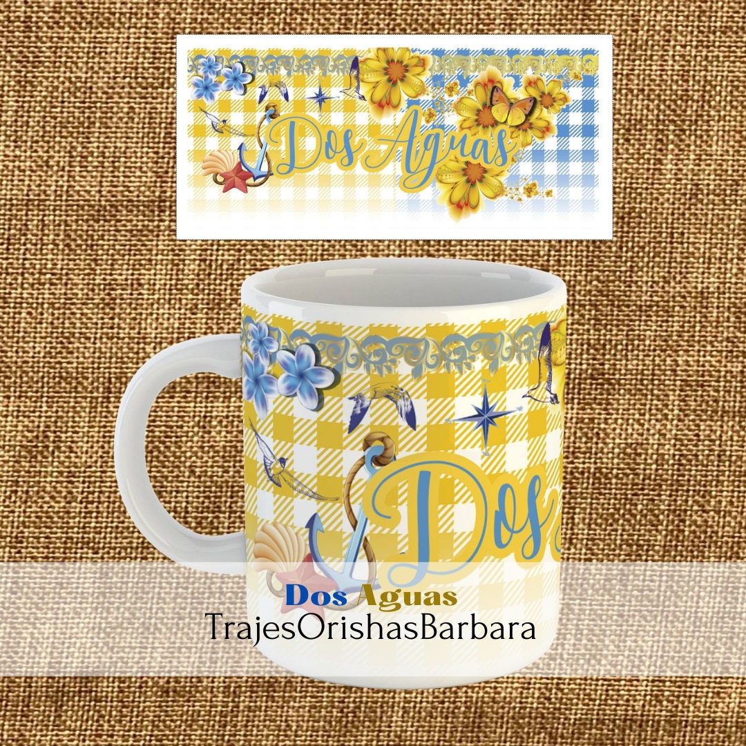 DOS Aguas/taza Dos Aguas/ Mug 11 Oz/special Gift/ceramic /microwave and ...