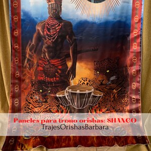 SHANGO Santa Barbara(nº 4). Paneles Para Trono De SHANGO. Paneles De ...