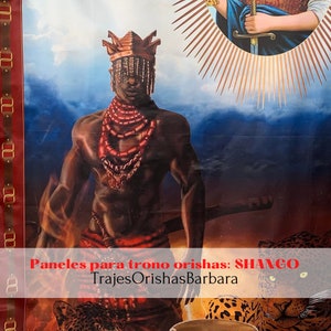 SHANGO Santa Barbara(nº 4). Paneles Para Trono De SHANGO. Paneles De ...